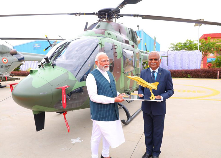 Prime Minister Modi visits HAL facilities in Bengaluru
