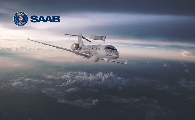 Bombardier Defense Delivers Seventh Global Aircraft for Saab's ...